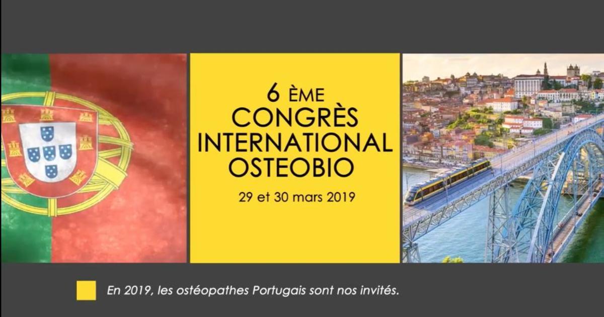 6ème congrès international d'Ostéopathie | Ostéobio